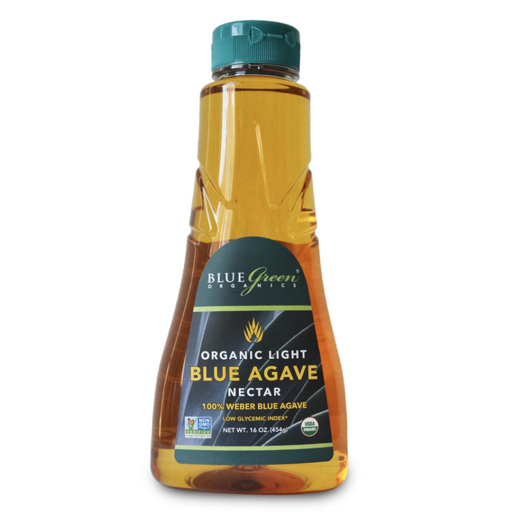 Organic Light Blue Agave Nectar 6-Pack (16 oz each bottle) – Blue Green