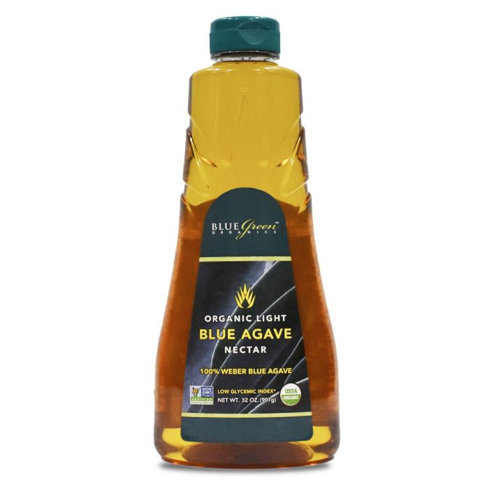 Organic Light Blue Agave Nectar 6-Pack (32 oz each bottle) – Blue Green
